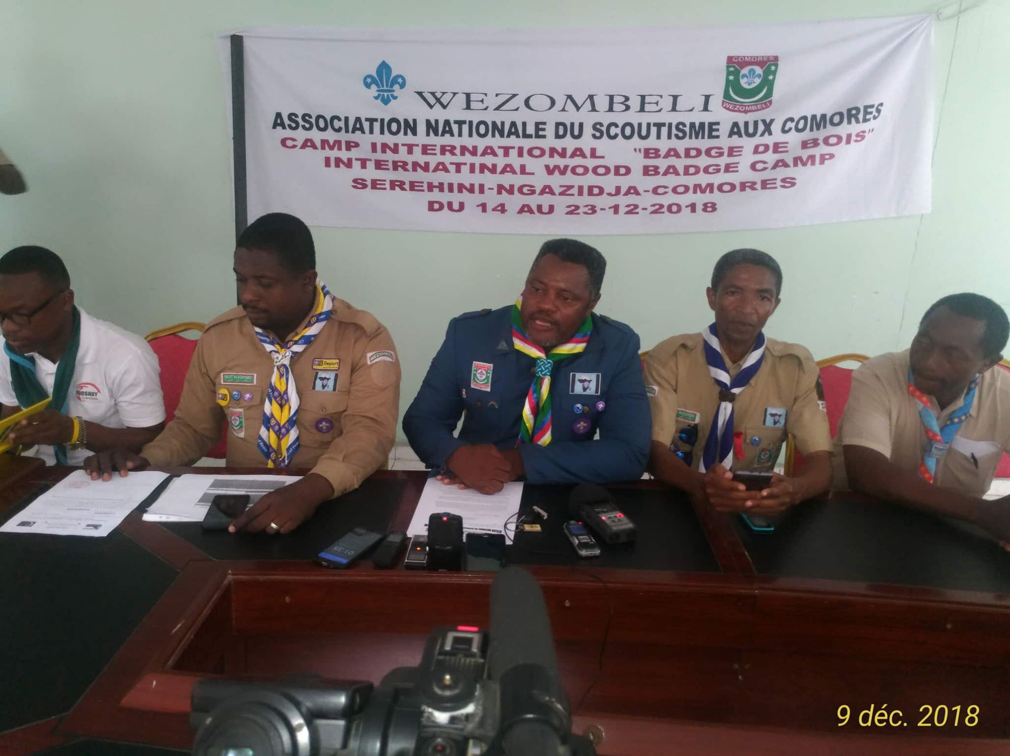 Formation du scoutisme national / Le scoutisme comorien retrouve ses droits